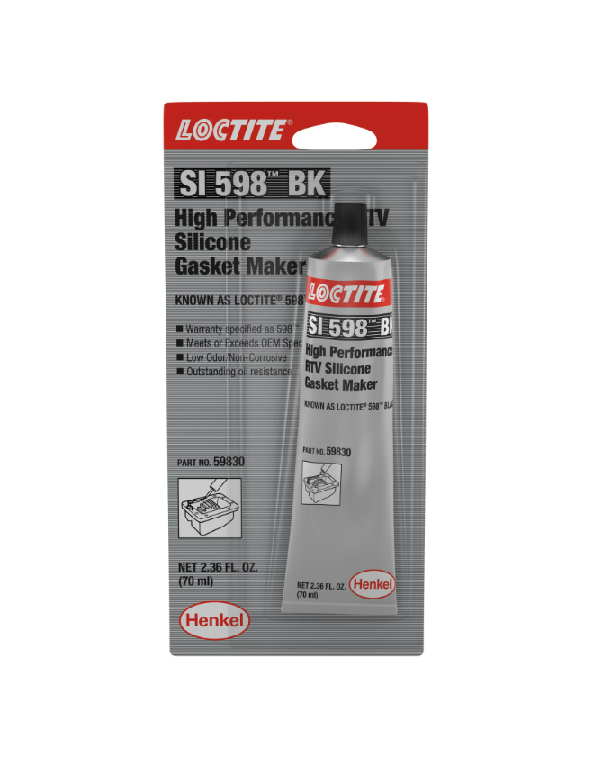 LOCTITE SI 598 Silicona oximica 598 negra – Ferroman